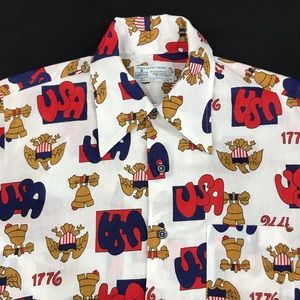 Kmart | Shirts | Vintage 7s Kmart Patriotic Shirt Usa | Poshmark